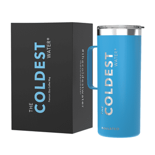 The Coldest Coffee Mug - Stainless Steel Super Insulated Travel Mug for ...