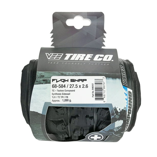 Vee Tire 27.5x2.6 Plus Size Flow Snap Bike Tire Ebike Tubeless ...