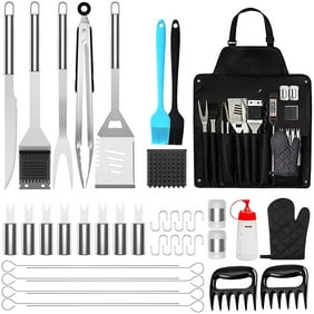 Mr. Bar-B-Q 12 Piece Stainless Steel Tool Set with Bonus Electronic ...