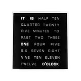 The Word Clock - Shows The Time In A Sentence - Walmart.com