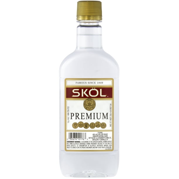 Skol Vodka 750 mL Bottle of Vodka 80 Proof - Walmart.com