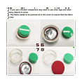 Cover Button Kit with 5 Different Size Buttons & Tools, DIY Fabric ... Cover Button Kit with 5 Different Size Buttons & Tools, DIY Fabric ...
