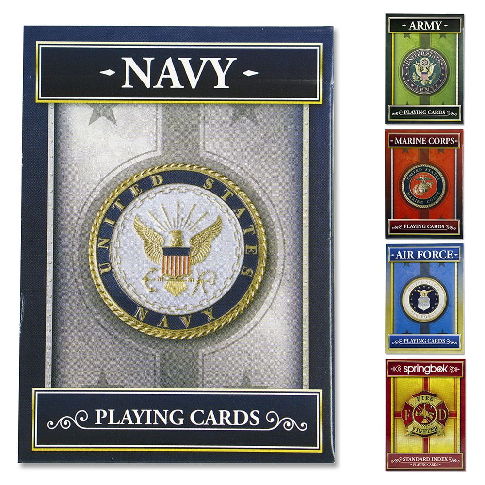Springbok - United States Navy Playing Cards - Officially Licensed 52 ...