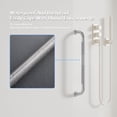 2 Pack Brushed Nickel 24 inch Shower Grab Bars, Anti-Slip Stainless ...