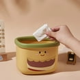 Desktop Organiser Cartoon Hamburger Plastic Trash Can Countertop Waste ...