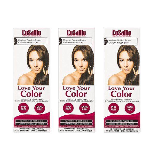 CoSaMo - Love Your Color Non-Permanent Hair Color 778 Medium Golden ...