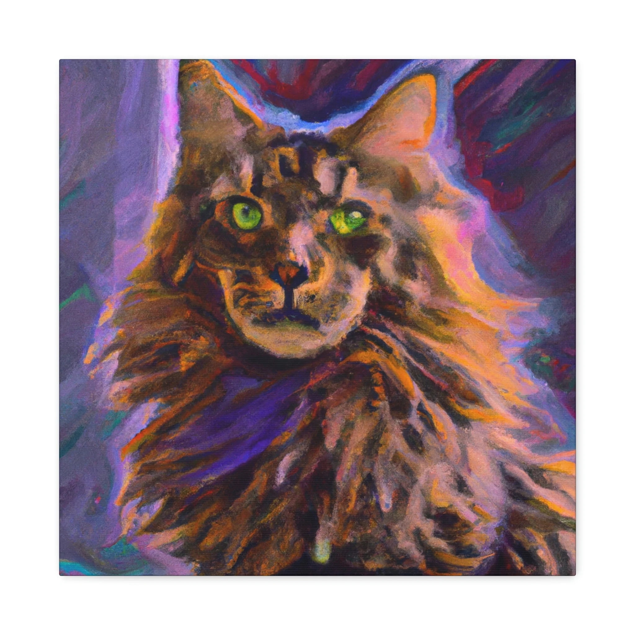 Fur of Maine Coon - Canvas - Walmart.com