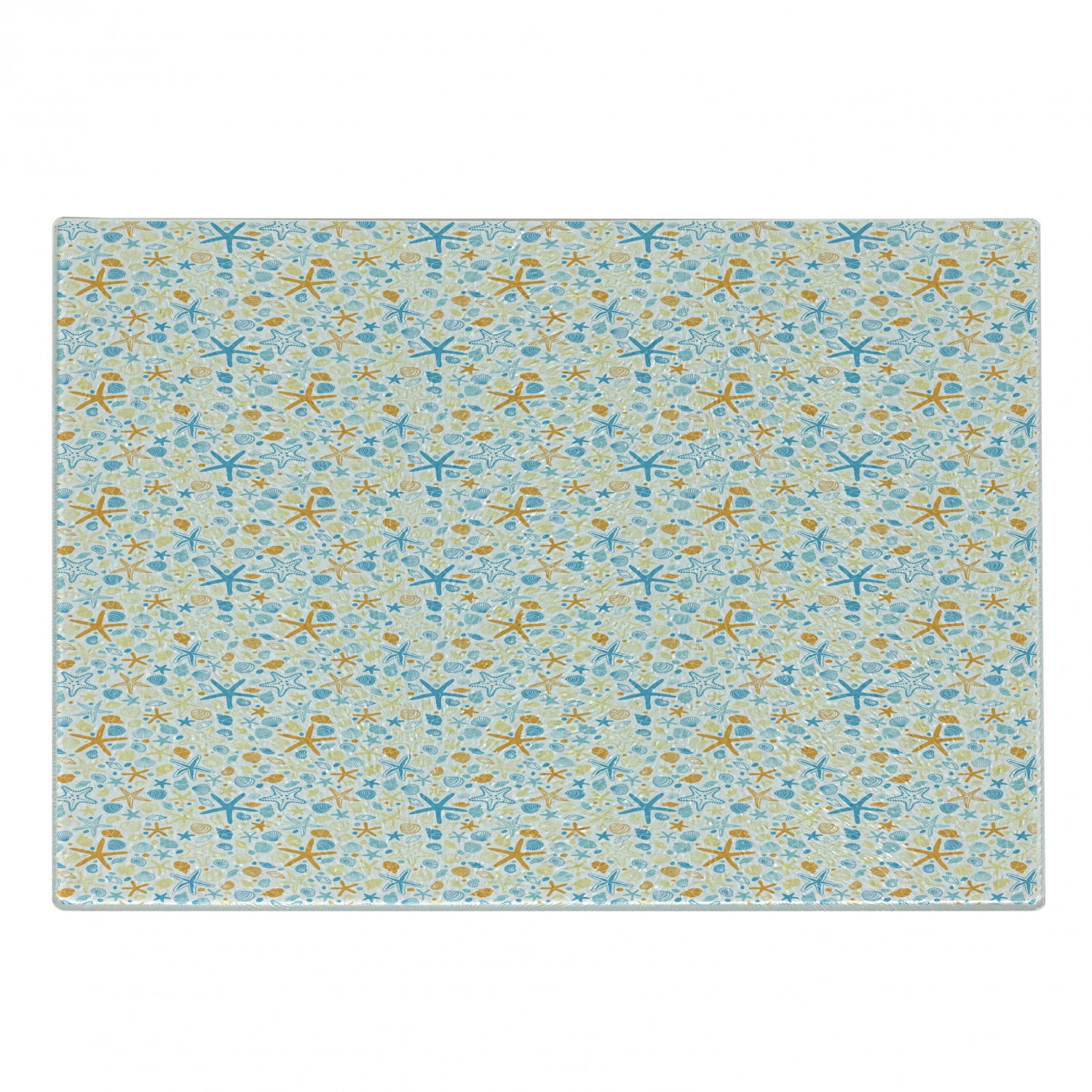 Starfish Cutting Board, Vintage Summer Beach Pattern with Colorful ...