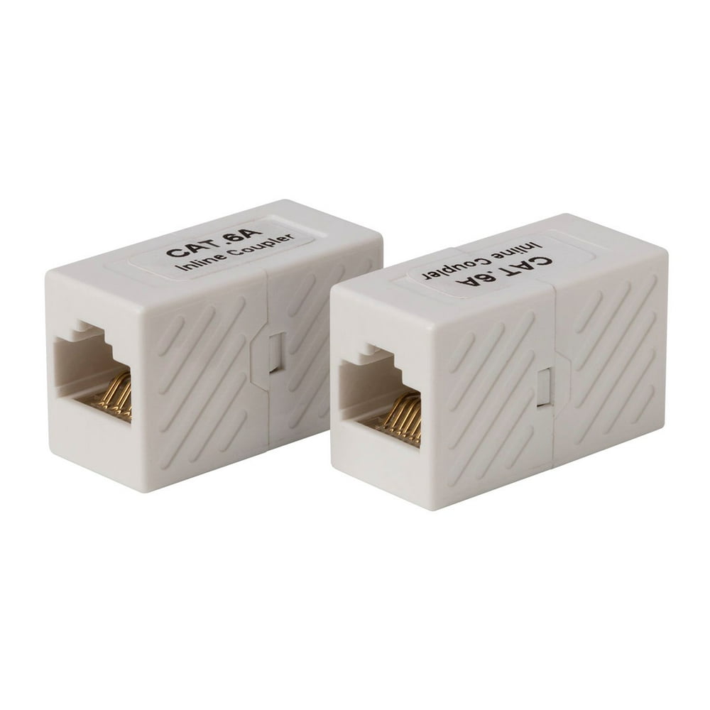 Monoprice Cat6A UTP In-Line Coupler RJ45-RJ45 - Walmart.com - Walmart.com