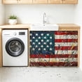 American Flag Cabinet Curtains for Kitchen 11"W x 13"L, Splash Graffiti ...