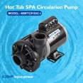 "LINGXIAO SPA Hot Tub Circulation Pump, 0.25HP LX Pump Motor, 115/230V ...