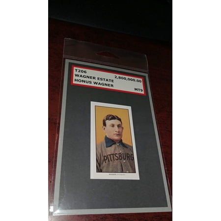 Honus Wagner T206 MT9 Mint Uncirculated Limited Edition Collector ...