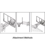 Spalding U-Turn Basketball Hoop Lift System Bracket - Walmart.com
