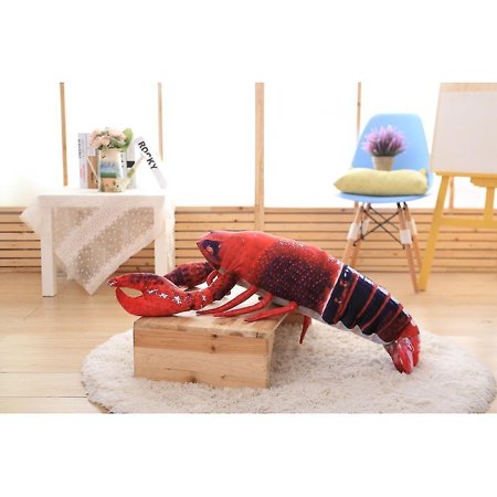 (Black)Creative Plush Simulation Crayfish Doll Pippi Shrimp Plush Toy ...