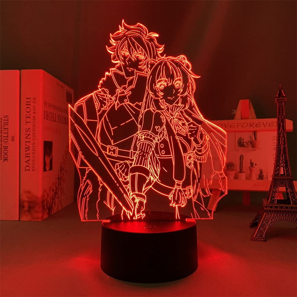 Buy Anime Light Novel 3D Led Night Light The Rising of The Shield Hero ...