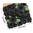 Artificial Foam Roses Flexible Stems for Wedding Bouquets Craft ...