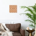 3drose, Orange Image of Glitter Broken Chevron Stripes Pattern, 15x15 ...