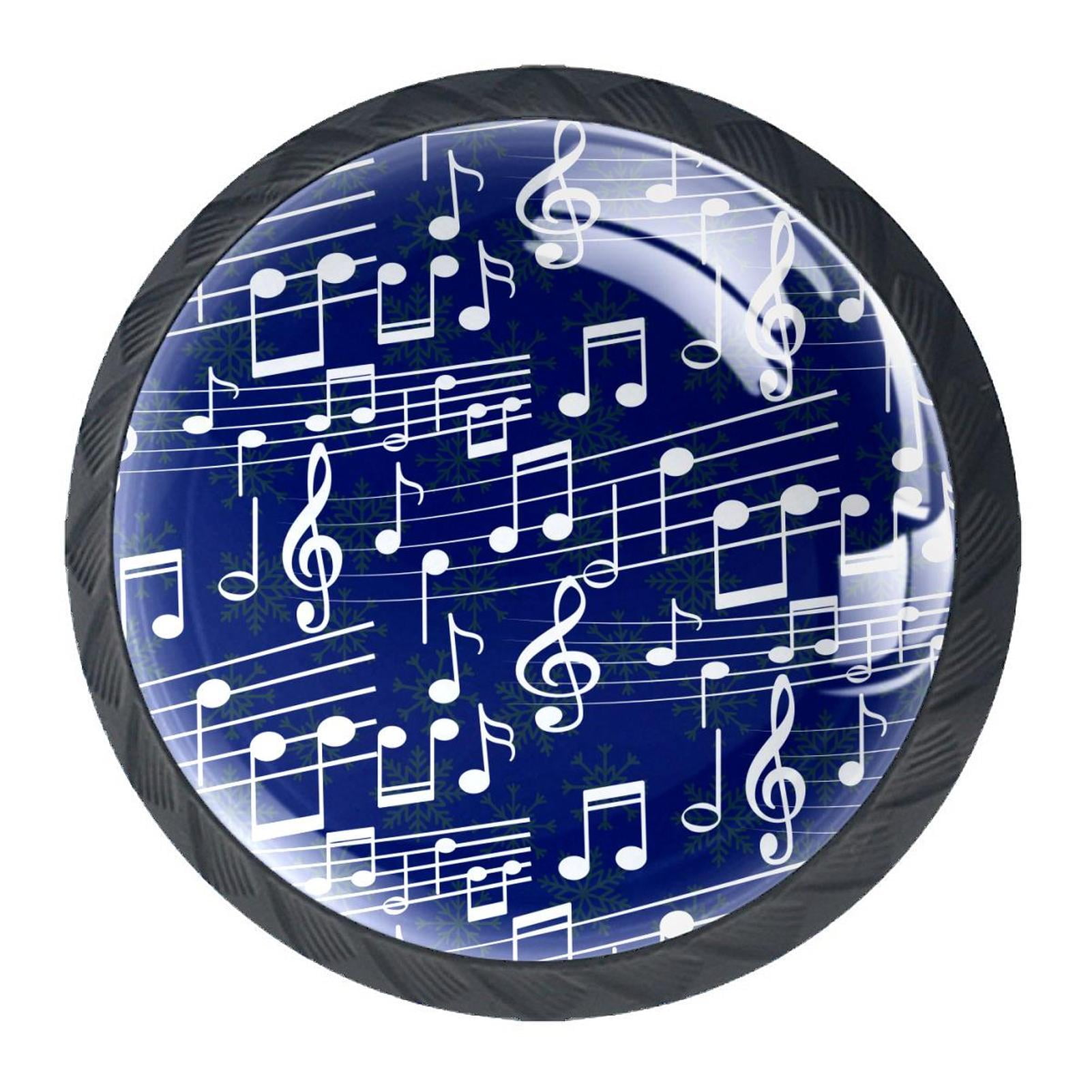 4 Pcs Music Note Knobs for Kitchen Cabinet Cupboard Dresser Bookcase ...