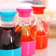 90ml Plastic Oil Bottle Set - 2 Pieces, Assorted Colors for Cooking and ...