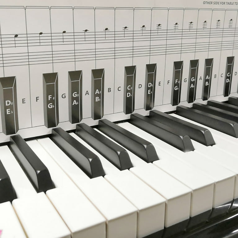 88 Piano Keys Chart