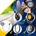 Car Bike Tire Pressure Gauge Auto Air Pressure Meter Tester Diagnostic ...