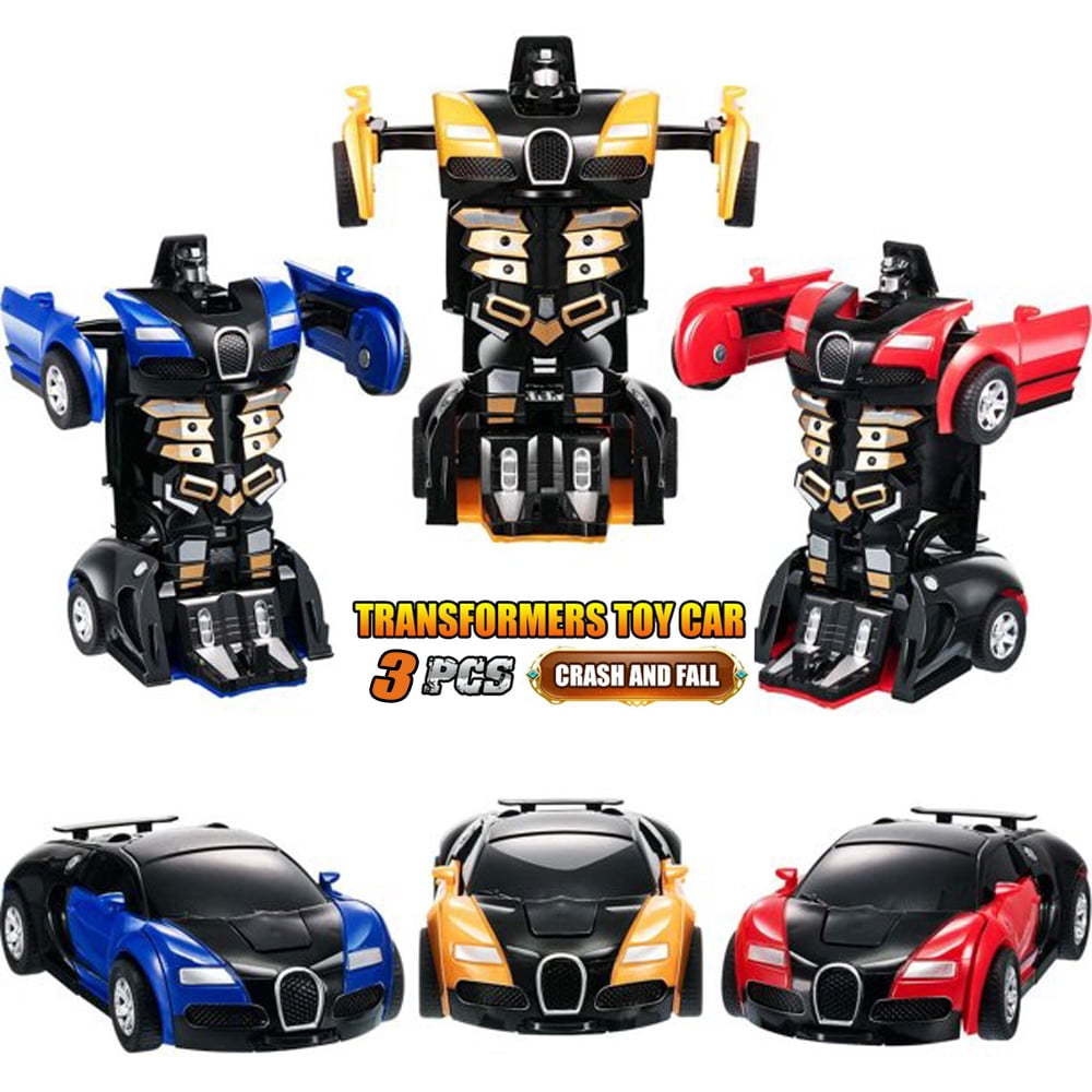 3pcs Toys for 1 2 3 4 5 6 Year Old Boys,Transform Robot Kids Toys ...