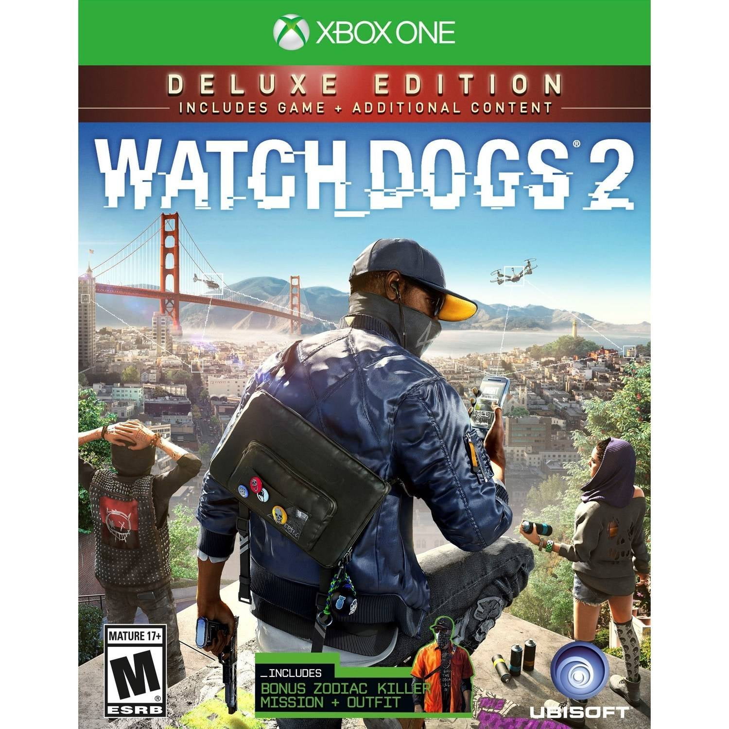 Watch Dogs 2 Deluxe Edition, Ubisoft, Xbox One, 887256022822 - Walmart.com