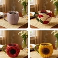 320ml Elegant Resin Mug, Vintage Floral Design for Coffee Tea, Home ...