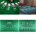 TX Hold'em Tablecloth 21 Points Dice Table Mat Casino Family Party ...