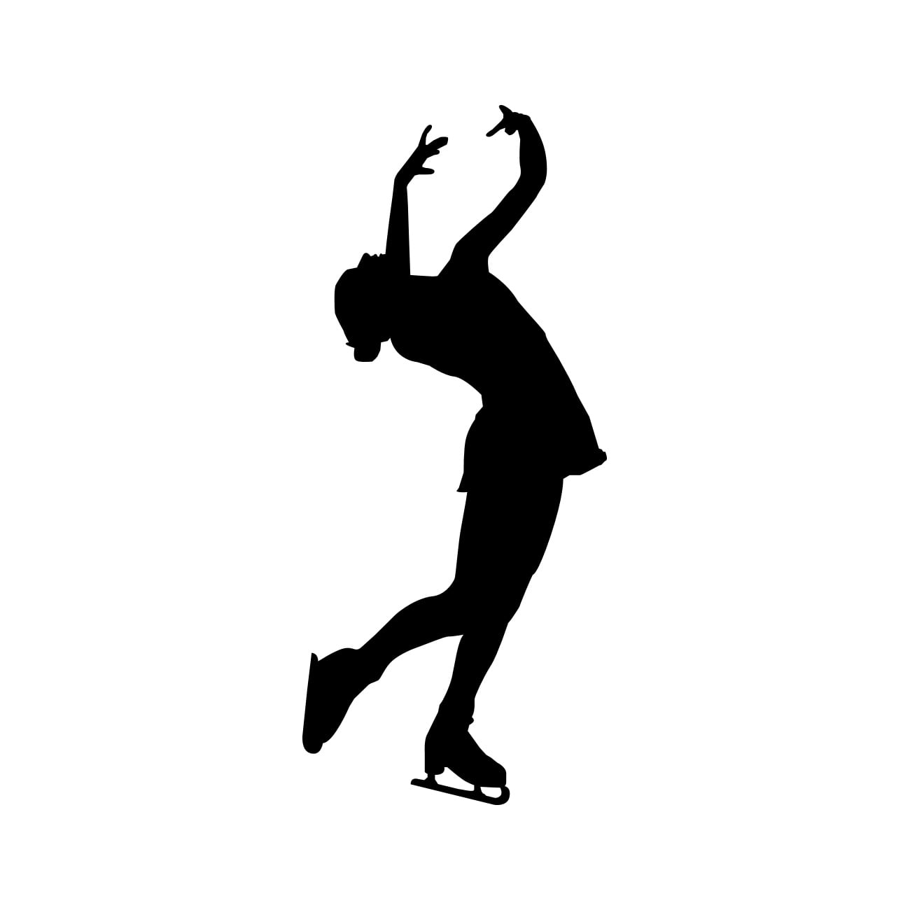 Figure Skating Sticker Decal Die Cut - Self Adhesive Vinyl ...