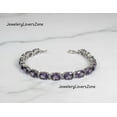 Alexandrite Tennis Bracelet for Women, Lab Created Color Changing ...