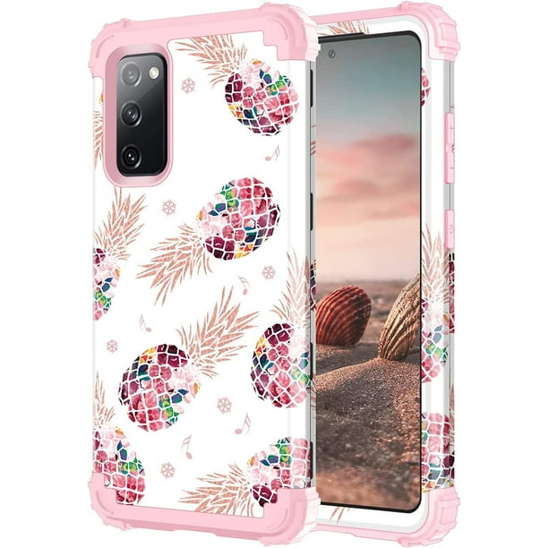 Casetego for Galaxy S20 FE 5G Case,S20 Fan Edition 5G Case Floral Shockproof Heavy Duty 3 in 1 ...