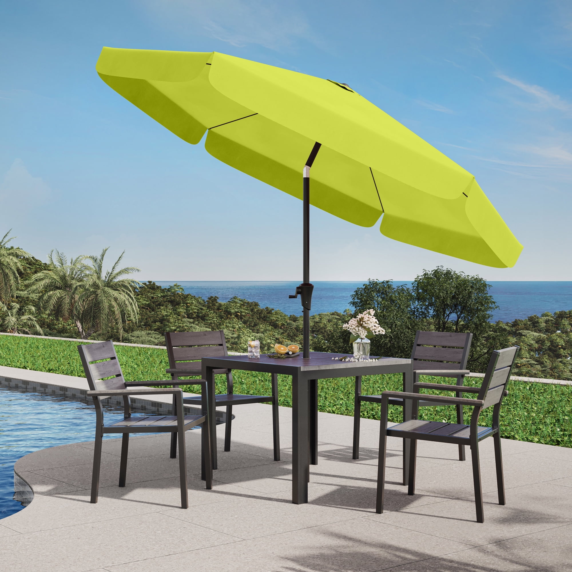 Click here for Corliving 10ft Large Tilting Round Market Patio Um... prices