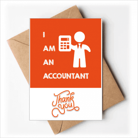 Calculator Accounting Data Job Thank You Cards Envelopes Blank Note ...