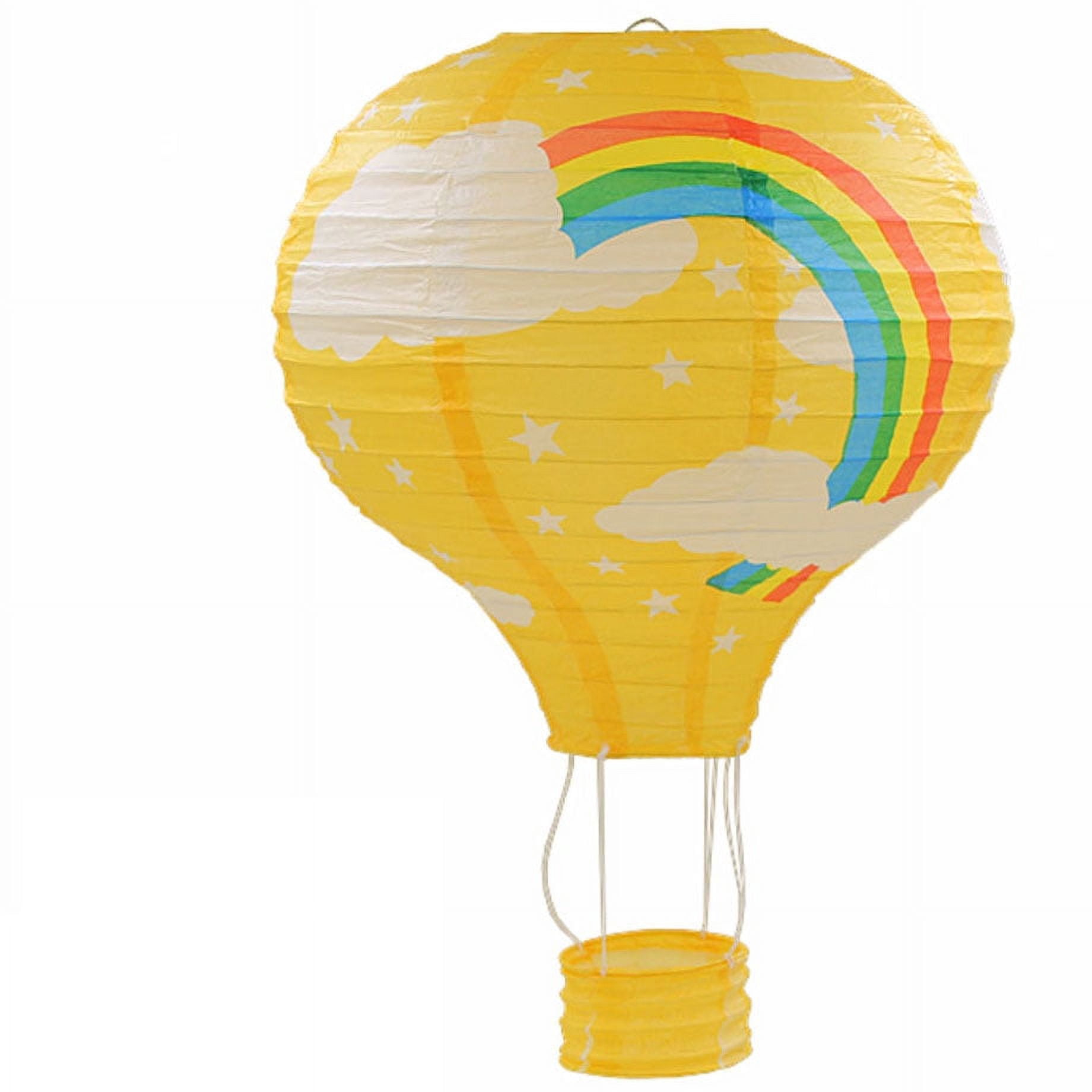 Linternas de papel con globos aerostáticos colgantes, decoración de ...