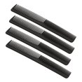 BESTYASH 25Pcs Black Anti Static Hairdressing Comb Comfortable Grip ...