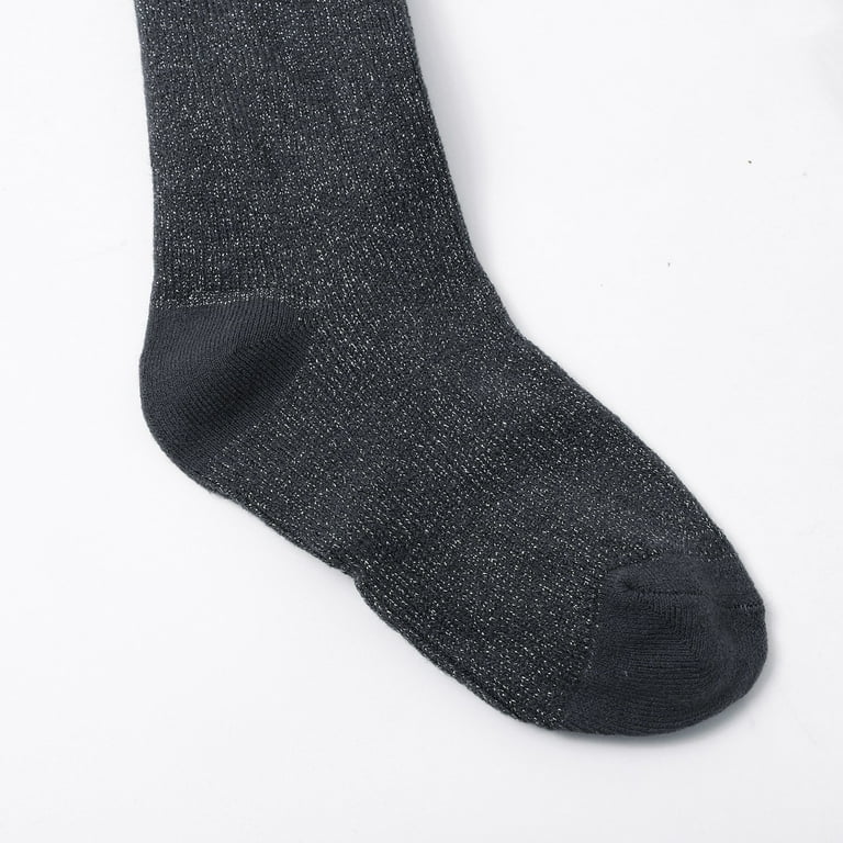 Girls Footed Fleece-lined Leggings Warm Winter Stockings Girls' Winter ...