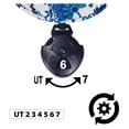 Blue and White Porcelain Pattern PU Golf Club Head Covers 460cc Driver ...