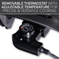 COOK WITH COLOR Electric Skillet 1400-Watt Ceramic Pan with Tempered ...