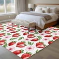 6'x9' Area Rugs, Strawberry Indoor Outdoor Area Rug for Living Room ...