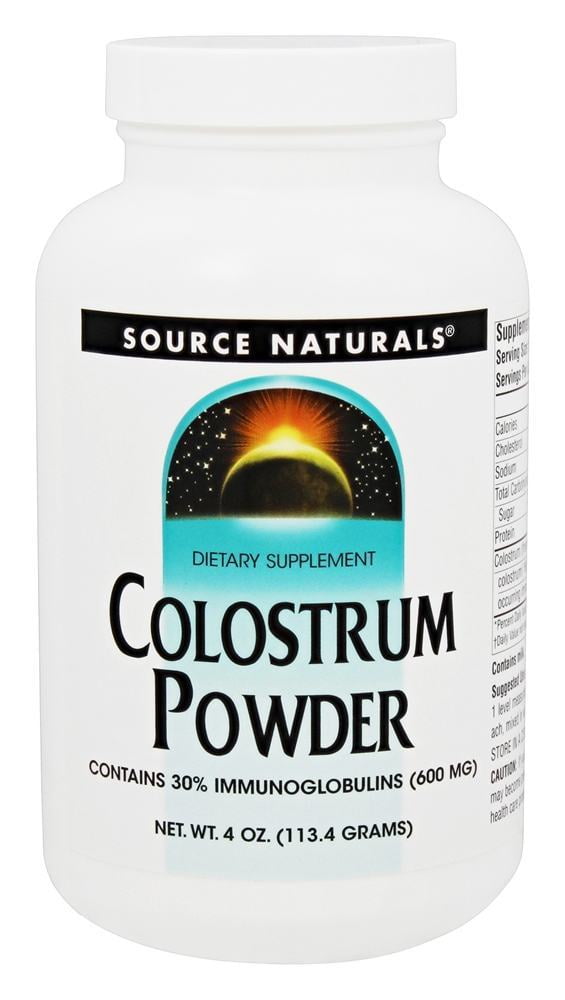 Source Naturals - Colostrum Powder 600 mg. - 4 oz. - Walmart.com