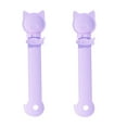2pcs Silicone Cat Food Feeding Spoon - Soft Flexible Wet Food Snacks ...