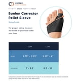 Copper Compression Bunion Pad and Corrector for Women and Men HSA/FSA ...