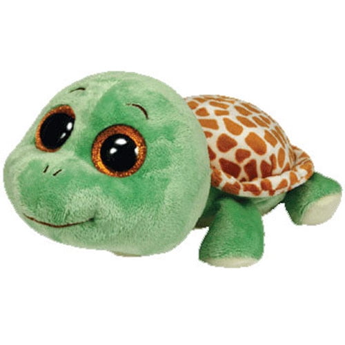 TY Beanie Boos - SANDY the Green Turtle (Round Feet) (LARGE Size - 17 ...