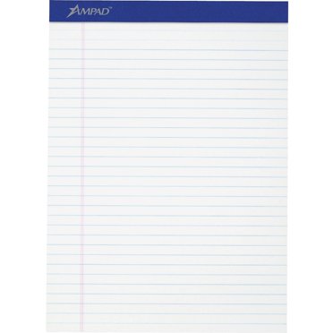 TOPS "The Legal Pad" Ruled Perforated Pads, 8 1/2 x 14, White, 50 ...