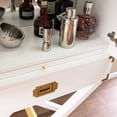 Tall Bar Cabinet | Host Parties and Keep Supplies Tidy | MDF Material ...