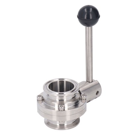 Clamp Sanitary Valve With Pull Handle, PN1.6 150 Degrees Celsius ...