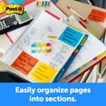 Post-it Tabs, .625", Aqua, Lime, Yellow, Red, 10/Color, 40/Dispenser ...