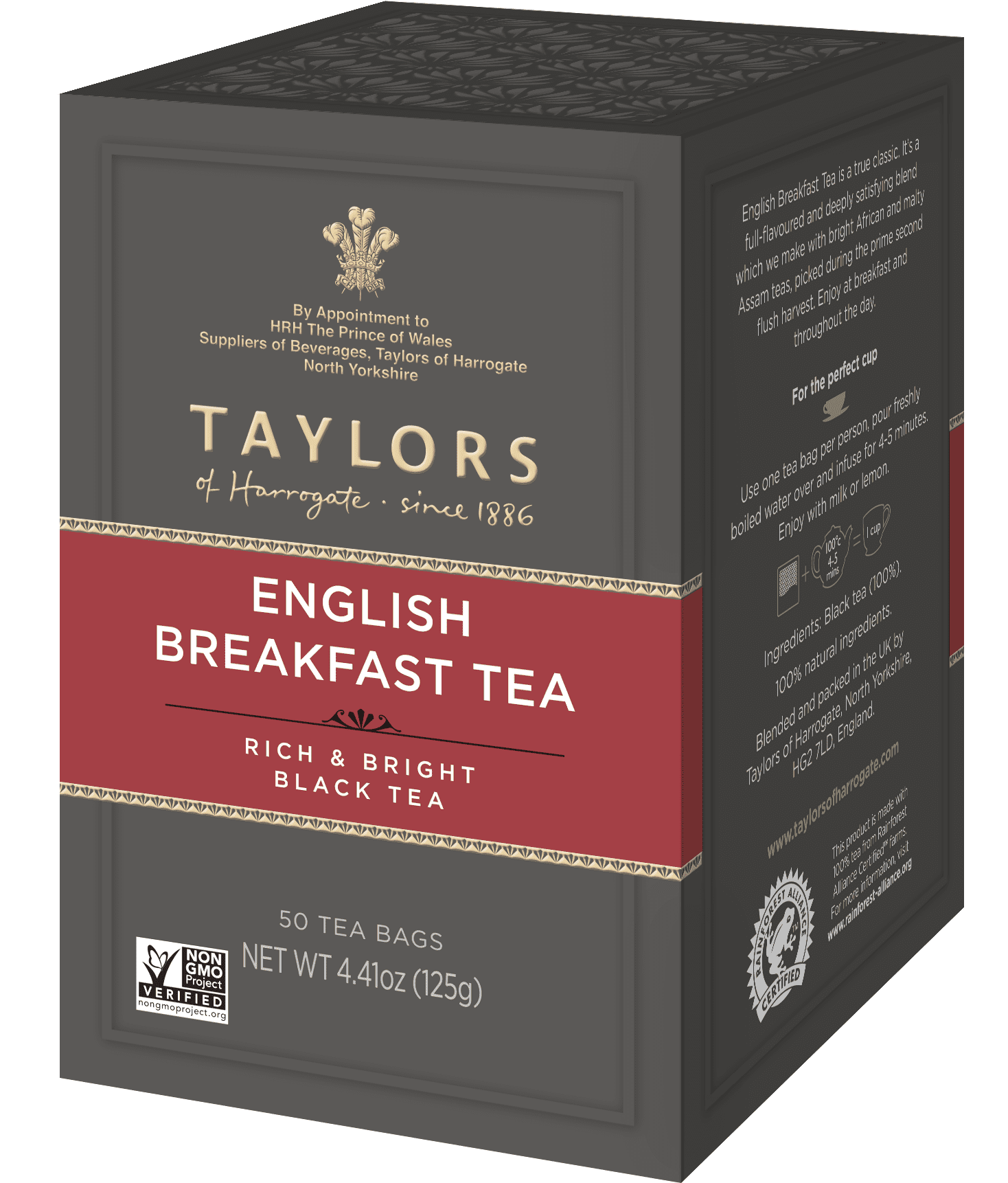 Taylors of Harrogate English Breakfast, Tea Bags, 50 Ct - Walmart.com