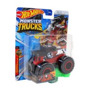Hot Wheels Monster Trucks Roarin' Wreckers, 1:43 Scale Bone Shaker Toy ...